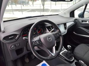 Blue Opel Crossland X 2018 in Kaunas, with an engine capacity of 1.20 L and mileage of 191 thousand km for 6450 €, photo 14 on AUTOMOTO.COM.LV