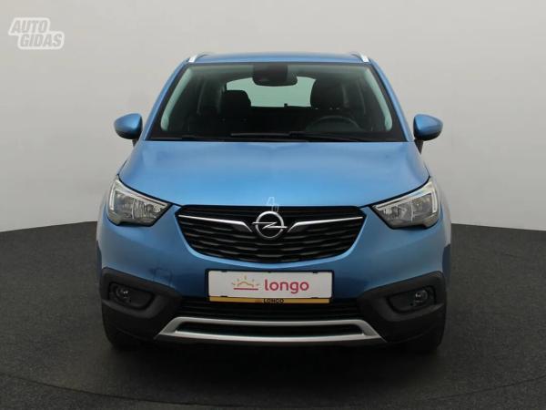 Blue Opel Crossland X 2018 in Vilnius, with an engine capacity of 1.20 L and mileage of 122 thousand km for 9199 €, photo 3 on AUTOMOTO.COM.LV
