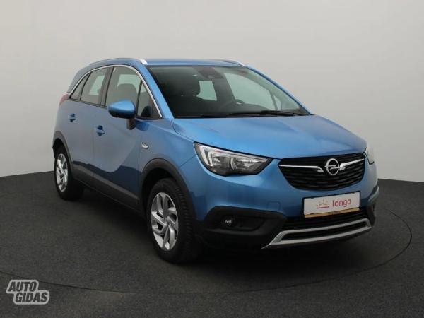 Blue Opel Crossland X 2018 in Vilnius, with an engine capacity of 1.20 L and mileage of 122 thousand km for 9199 €, photo 10 on AUTOMOTO.COM.LV