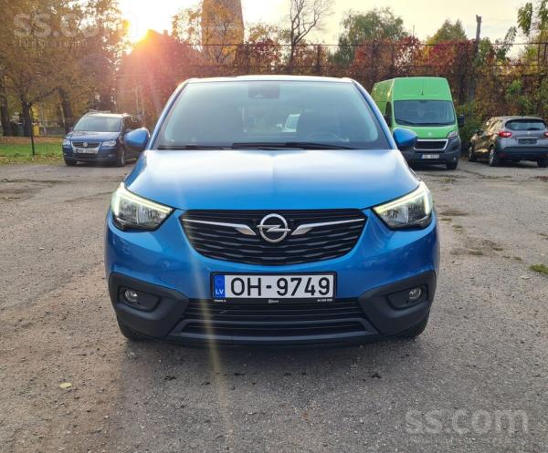 Zils Opel Crossland X 2018 Jelgava, ar dzinēja tilpumu 1.20 L un nobraukumu 0 tūkst. km par 8990 €, foto 1 vietnē AUTOMOTO.COM.LV