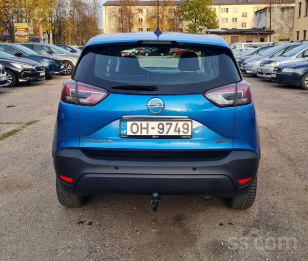 Zils Opel Crossland X 2018 Jelgava, ar dzinēja tilpumu 1.20 L un nobraukumu 0 tūkst. km par 8990 €, foto 9 vietnē AUTOMOTO.COM.LV