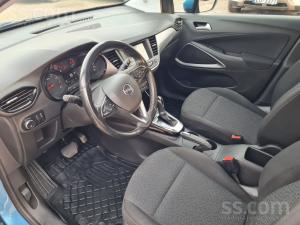 Blue Opel Crossland X 2018 in Jelgava, with an engine capacity of 1.20 L and mileage of 0 thousand km for 8990 €, photo 12 on AUTOMOTO.COM.LV