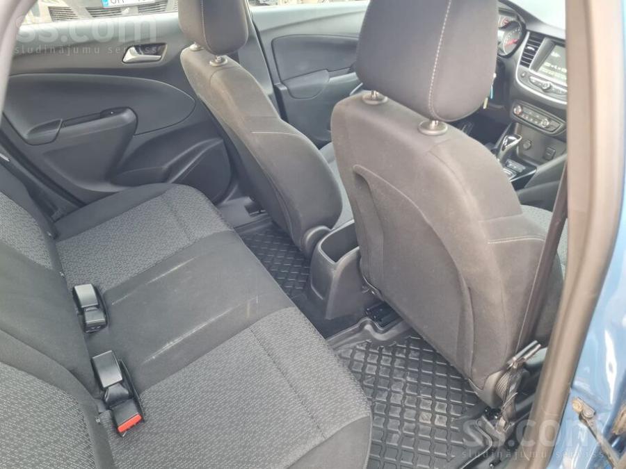 Blue Opel Crossland X 2018 in Jelgava, with an engine capacity of 1.20 L and mileage of 0 thousand km for 8990 €, photo 15 on AUTOMOTO.COM.LV