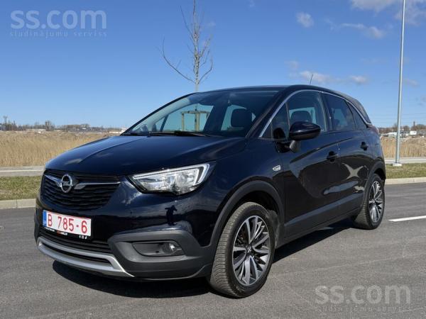 Blue Opel Crossland X 2018 in Liepaja, with an engine capacity of 1.20 L and mileage of 153 thousand km for 6200 €, photo 1 on AUTOMOTO.COM.LV