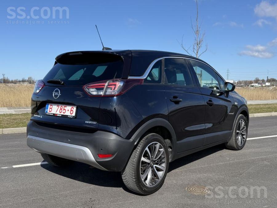 Blue Opel Crossland X 2018 in Liepaja, with an engine capacity of 1.20 L and mileage of 153 thousand km for 6200 €, photo 3 on AUTOMOTO.COM.LV
