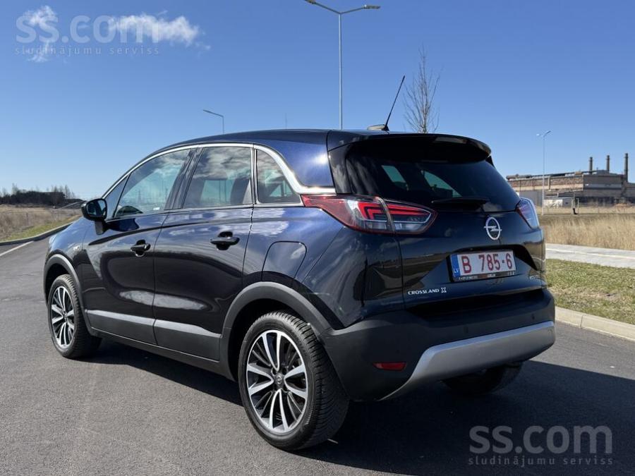 Blue Opel Crossland X 2018 in Liepaja, with an engine capacity of 1.20 L and mileage of 153 thousand km for 6200 €, photo 5 on AUTOMOTO.COM.LV