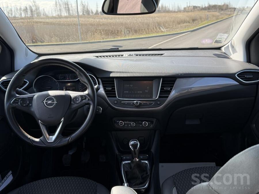 Blue Opel Crossland X 2018 in Liepaja, with an engine capacity of 1.20 L and mileage of 153 thousand km for 6200 €, photo 17 on AUTOMOTO.COM.LV