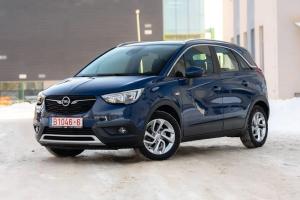 Zils Opel Crossland X 2018 Jelgava, ar dzinēja tilpumu 1.20 L un nobraukumu 125 tūkst. km par 7500 €, foto  vietnē AUTOMOTO.COM.LV