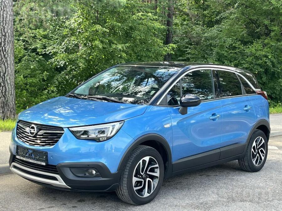 Синий Опель Crossland X 2018 в Валмиера, объемом двигателя 1.20 л и пробегом 0 тыс. км за 8900 €, фото 1 на AUTOMOTO.COM.LV