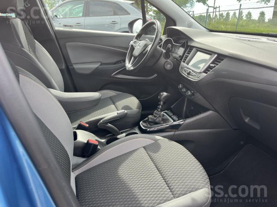 Синий Опель Crossland X 2018 в Валмиера, объемом двигателя 1.20 л и пробегом 0 тыс. км за 8900 €, фото 14 на AUTOMOTO.COM.LV