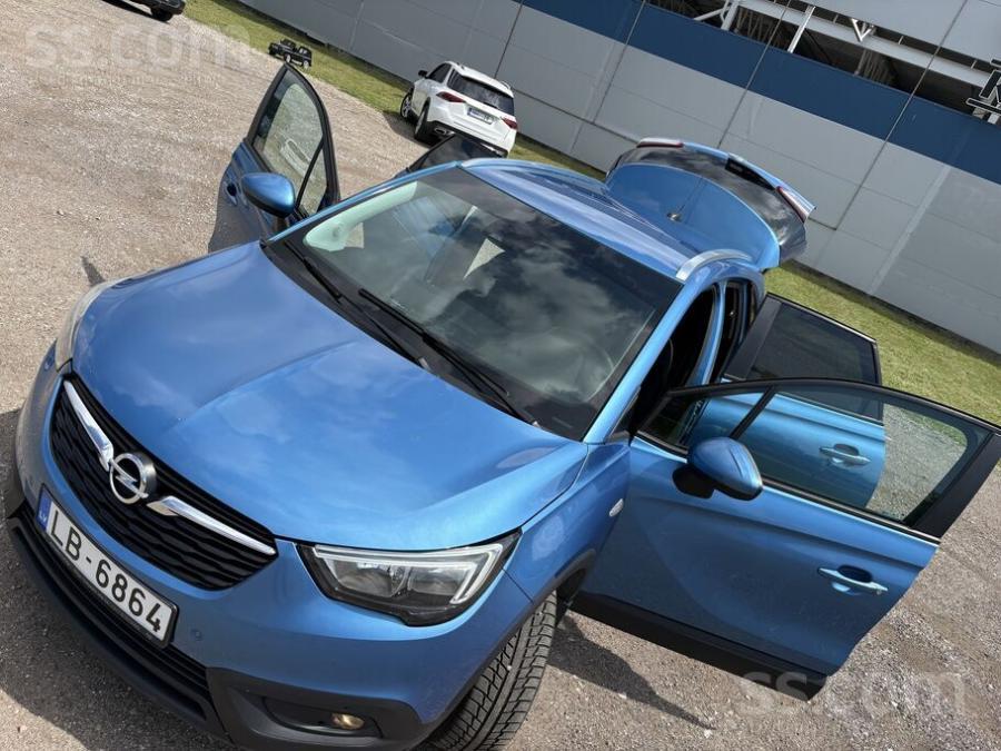 Синий Опель Crossland X 2018 в Даугавпилс, объемом двигателя 1.50 л и пробегом 92 тыс. км за 10500 €, фото 32 на AUTOMOTO.COM.LV