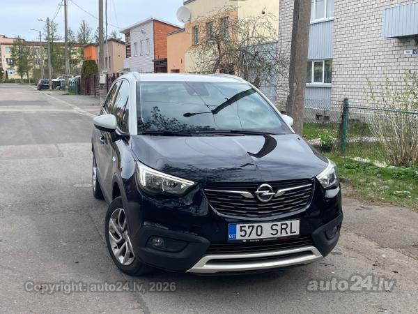 Blue Opel Crossland X 2019 in Tallinn, with an engine capacity of 1.20 L and mileage of 54 thousand km for 12500 €, photo 1 on AUTOMOTO.COM.LV