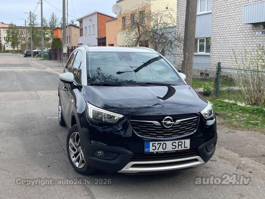 Zils Opel Crossland X 2019 Tallina, ar dzinēja tilpumu 1.20 L un nobraukumu 54 tūkst. km par 12500 €, foto 1 vietnē AUTOMOTO.COM.LV