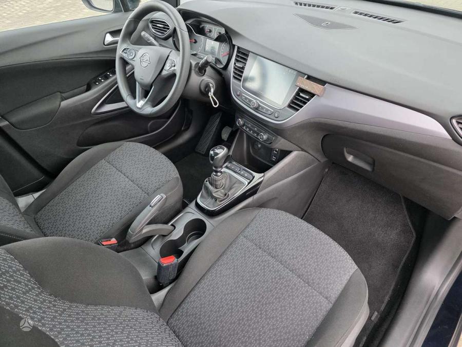 Zils Opel Crossland X 2019 Tauragė, ar dzinēja tilpumu 1.50 L un nobraukumu 180 tūkst. km par 6950 €, foto 17 vietnē AUTOMOTO.COM.LV