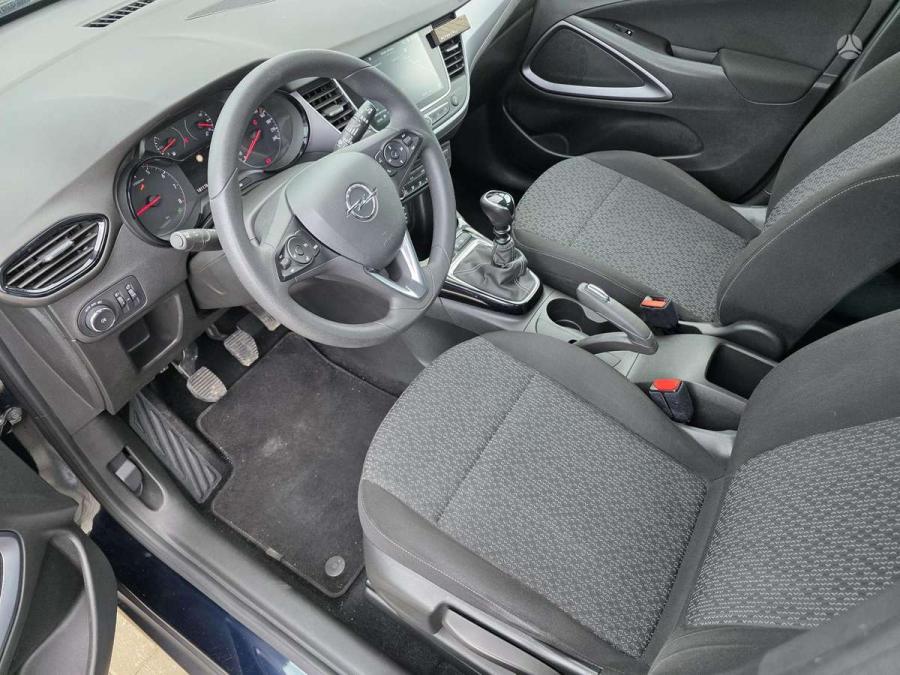 Синий Опель Crossland X 2019 в Таураге, объемом двигателя 1.50 л и пробегом 180 тыс. км за 6600 €, фото 14 на AUTOMOTO.COM.LV