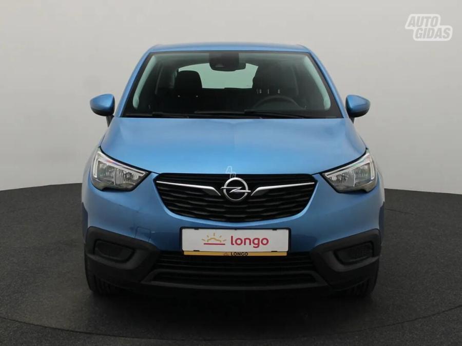 Blue Opel Crossland X 2020 in Vilnius, with an engine capacity of 1.20 L and mileage of 113 thousand km for 9499 €, photo 4 on AUTOMOTO.COM.LV