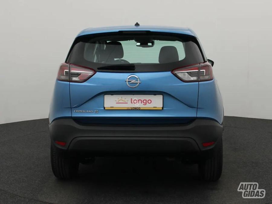 Blue Opel Crossland X 2020 in Vilnius, with an engine capacity of 1.20 L and mileage of 113 thousand km for 9499 €, photo 6 on AUTOMOTO.COM.LV