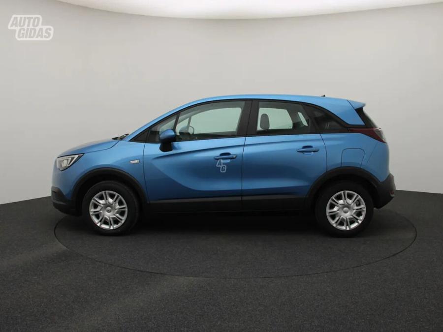 Blue Opel Crossland X 2020 in Vilnius, with an engine capacity of 1.20 L and mileage of 113 thousand km for 9499 €, photo 7 on AUTOMOTO.COM.LV
