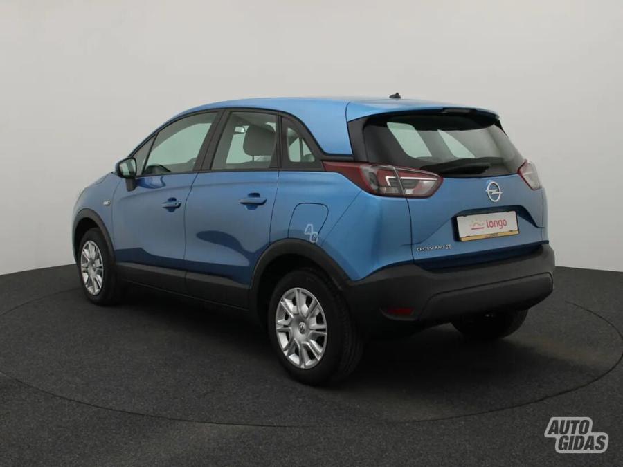 Blue Opel Crossland X 2020 in Vilnius, with an engine capacity of 1.20 L and mileage of 113 thousand km for 9499 €, photo 8 on AUTOMOTO.COM.LV