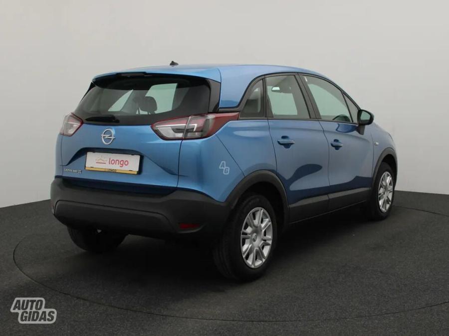 Blue Opel Crossland X 2020 in Vilnius, with an engine capacity of 1.20 L and mileage of 113 thousand km for 9499 €, photo 9 on AUTOMOTO.COM.LV