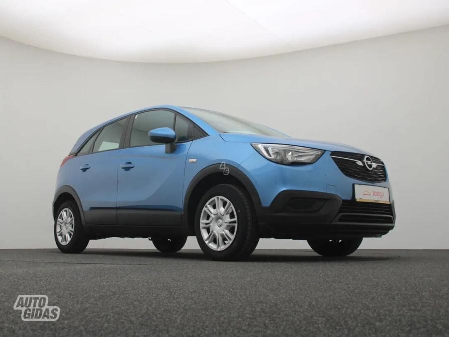 Blue Opel Crossland X 2020 in Vilnius, with an engine capacity of 1.20 L and mileage of 113 thousand km for 9499 €, photo 12 on AUTOMOTO.COM.LV