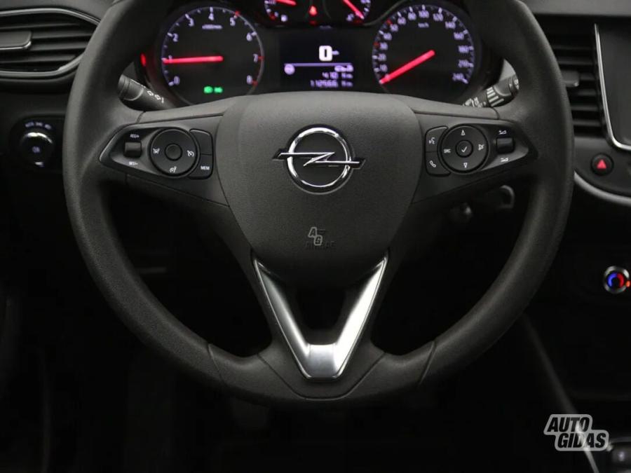 Blue Opel Crossland X 2020 in Vilnius, with an engine capacity of 1.20 L and mileage of 113 thousand km for 9499 €, photo 19 on AUTOMOTO.COM.LV