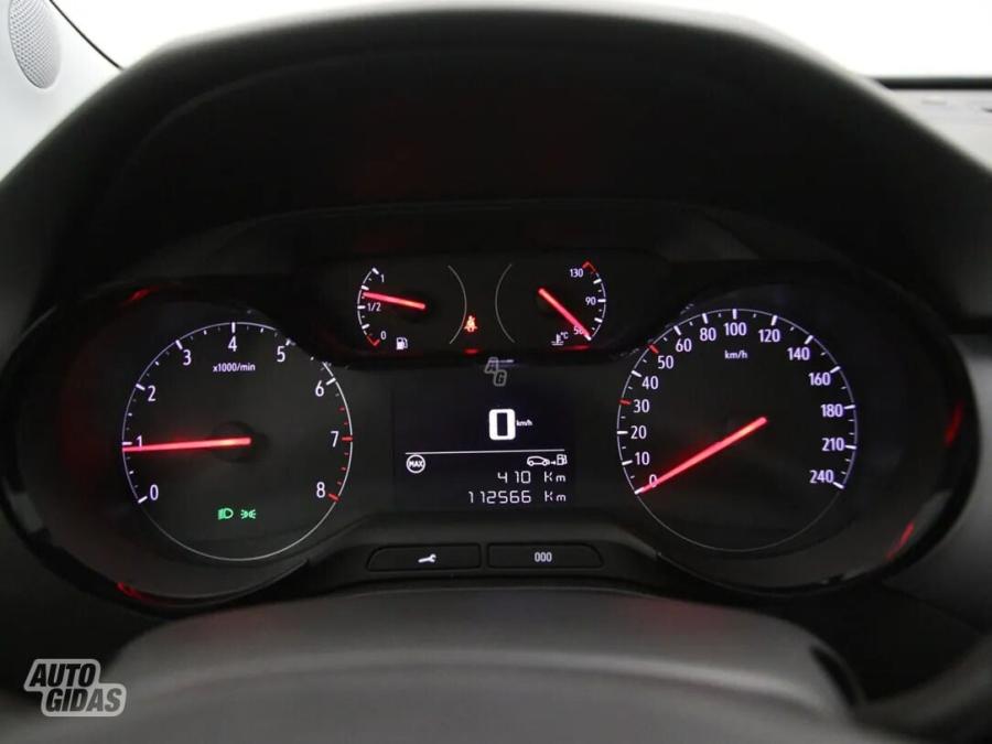 Blue Opel Crossland X 2020 in Vilnius, with an engine capacity of 1.20 L and mileage of 113 thousand km for 9499 €, photo 20 on AUTOMOTO.COM.LV