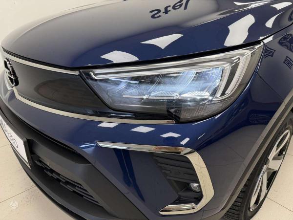 Blue Opel Crossland X 2021 in Vilnius, with an engine capacity of 1.20 L and mileage of 82 thousand km for 11990 €, photo 4 on AUTOMOTO.COM.LV