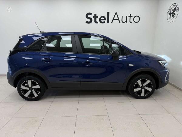 Blue Opel Crossland X 2021 in Vilnius, with an engine capacity of 1.20 L and mileage of 82 thousand km for 11990 €, photo 6 on AUTOMOTO.COM.LV