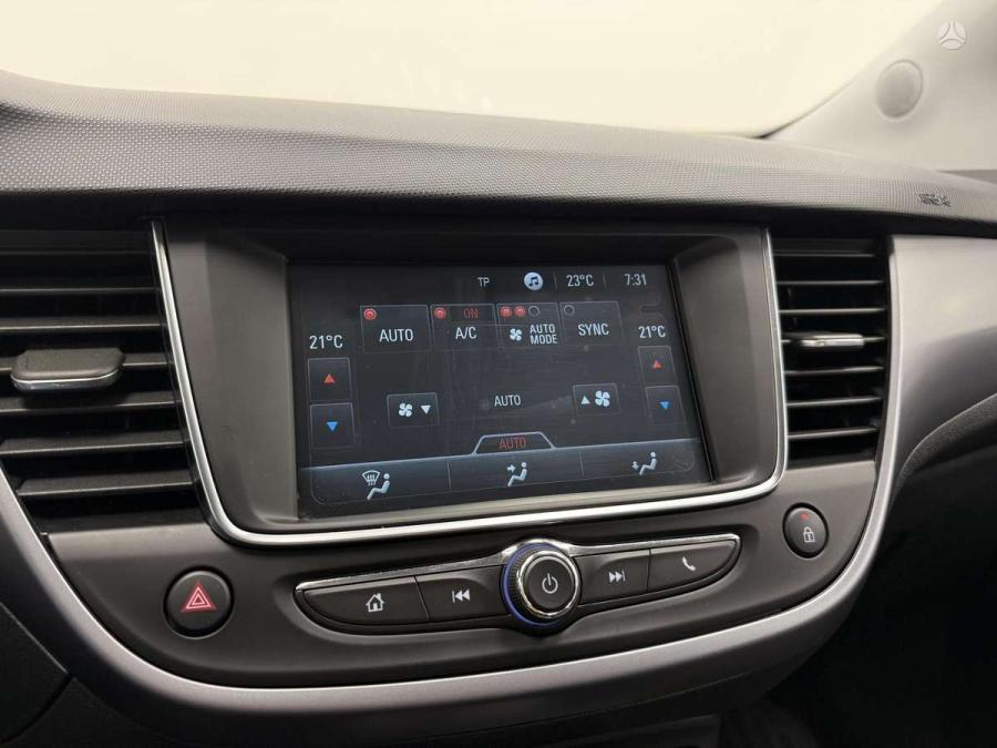 Zils Opel Crossland X 2021 Viļņa, ar dzinēja tilpumu 1.20 L un nobraukumu 82 tūkst. km par 11990 €, foto 21 vietnē AUTOMOTO.COM.LV