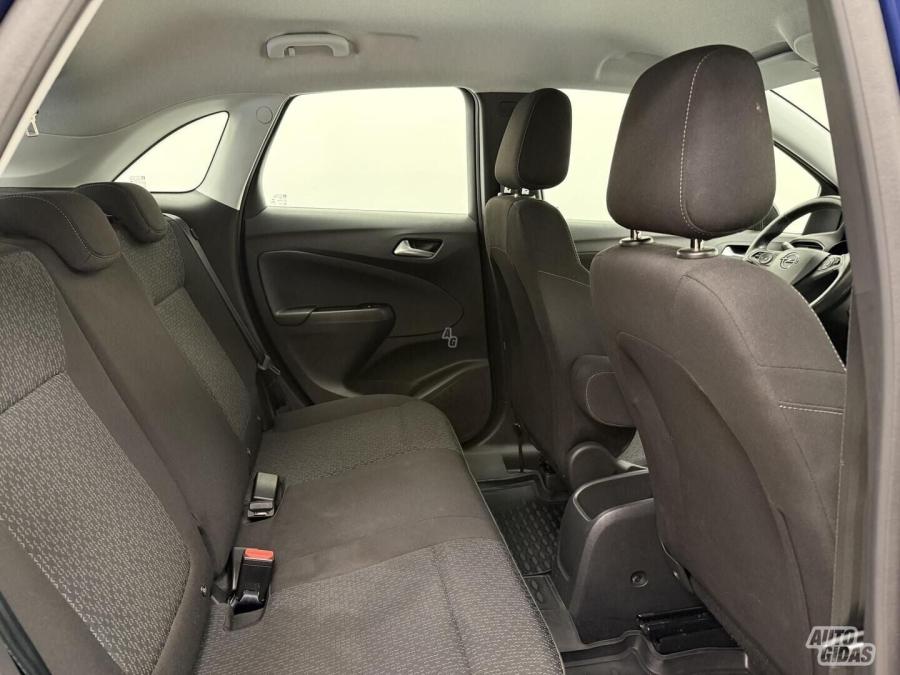 Blue Opel Crossland X 2021 in Vilnius, with an engine capacity of 1.20 L and mileage of 82 thousand km for 11990 €, photo 27 on AUTOMOTO.COM.LV