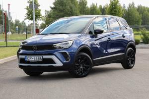 Blue Opel Crossland X 2021 in Jelgava, with an engine capacity of 1.20 L and mileage of 28 thousand km for 13350 €, photo  on AUTOMOTO.COM.LV
