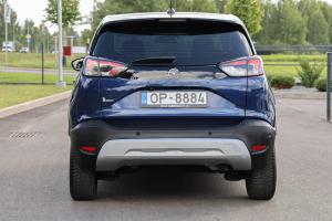 Blue Opel Crossland X 2021 in Jelgava, with an engine capacity of 1.20 L and mileage of 28 thousand km for 13350 €, photo 6 on AUTOMOTO.COM.LV