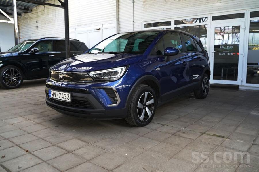 Синий Опель Crossland X 2021 в Рига, объемом двигателя 1.20 л и пробегом 128 тыс. км за 9990 €, фото 3 на AUTOMOTO.COM.LV