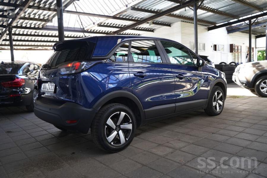 Синий Опель Crossland X 2021 в Рига, объемом двигателя 1.20 л и пробегом 128 тыс. км за 9990 €, фото 5 на AUTOMOTO.COM.LV