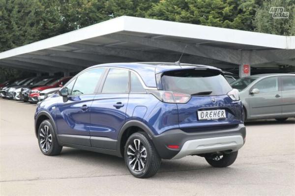 Blue Opel Crossland X 2023 in Kaunas, with an engine capacity of 1.20 L and mileage of 13 thousand km for 23154 €, photo 5 on AUTOMOTO.COM.LV