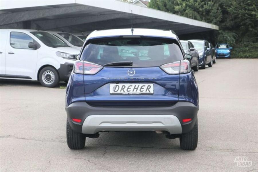 Blue Opel Crossland X 2023 in Kaunas, with an engine capacity of 1.20 L and mileage of 13 thousand km for 23154 €, photo 6 on AUTOMOTO.COM.LV