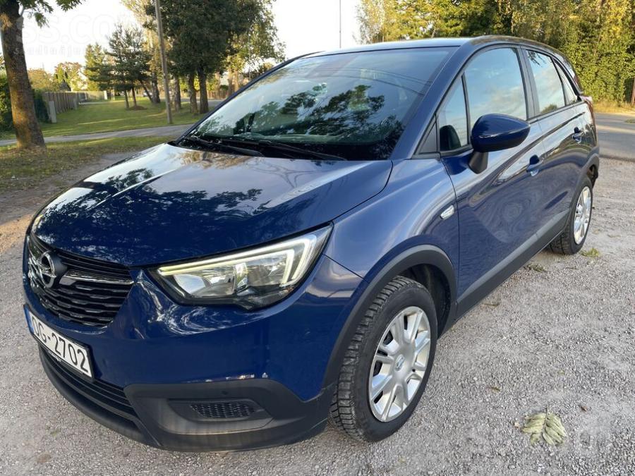 Zils Opel Crossland X 2019 Rīga, ar dzinēja tilpumu 1.20 L un nobraukumu 213 tūkst. km par 7990 €, foto 1 vietnē AUTOMOTO.COM.LV