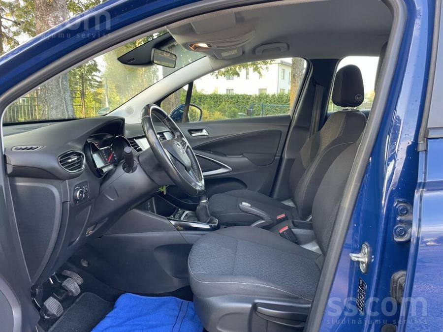 Zils Opel Crossland X 2019 Rīga, ar dzinēja tilpumu 1.20 L un nobraukumu 213 tūkst. km par 7990 €, foto 12 vietnē AUTOMOTO.COM.LV