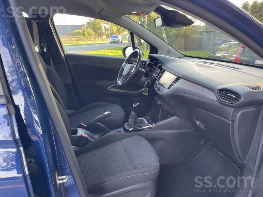 Zils Opel Crossland X 2019 Rīga, ar dzinēja tilpumu 1.20 L un nobraukumu 213 tūkst. km par 7990 €, foto 18 vietnē AUTOMOTO.COM.LV