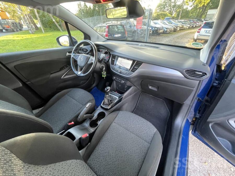 Zils Opel Crossland X 2019 Rīga, ar dzinēja tilpumu 1.20 L un nobraukumu 213 tūkst. km par 7990 €, foto 20 vietnē AUTOMOTO.COM.LV