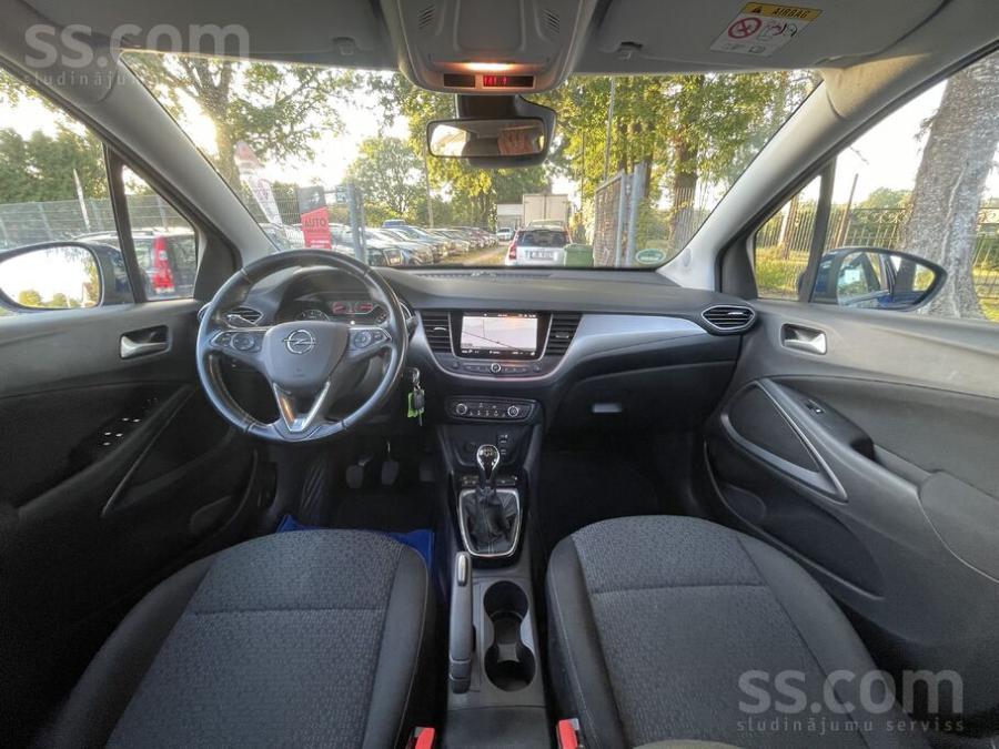 Zils Opel Crossland X 2019 Rīga, ar dzinēja tilpumu 1.20 L un nobraukumu 213 tūkst. km par 7990 €, foto 21 vietnē AUTOMOTO.COM.LV