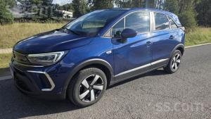 Blue Opel Crossland X 2021 in Riga, with an engine capacity of 1.20 L and mileage of 126 thousand km for 9000 €, photo  on AUTOMOTO.COM.LV