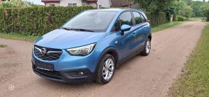 Blue Opel Crossland X 2017 in Rokiskis, with an engine capacity of 1.20 L and mileage of 140 thousand km for 6100 €, photo  on AUTOMOTO.COM.LV
