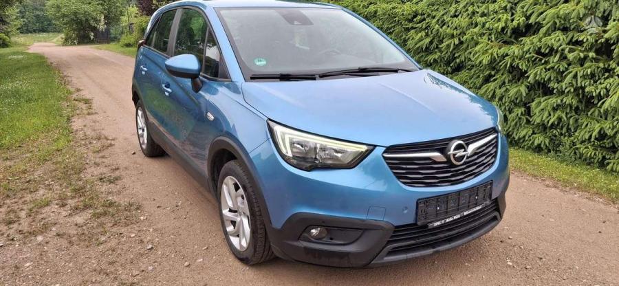 Zils Opel Crossland X 2017 Rokiškis, ar dzinēja tilpumu 1.20 L un nobraukumu 140 tūkst. km par 6100 €, foto 3 vietnē AUTOMOTO.COM.LV