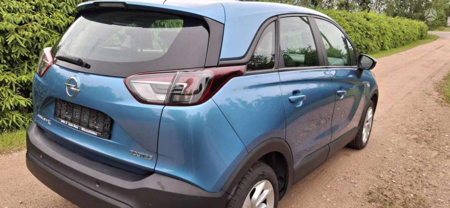 Zils Opel Crossland X 2017 Rokiškis, ar dzinēja tilpumu 1.20 L un nobraukumu 140 tūkst. km par 6100 €, foto 5 vietnē AUTOMOTO.COM.LV