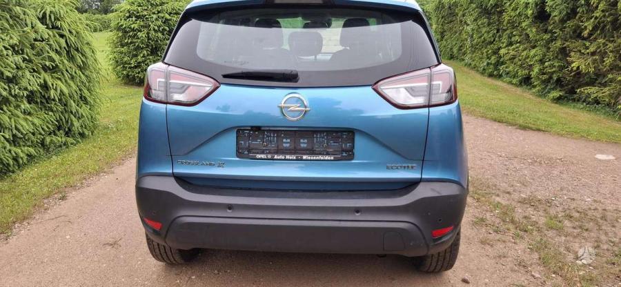 Zils Opel Crossland X 2017 Rokiškis, ar dzinēja tilpumu 1.20 L un nobraukumu 140 tūkst. km par 6100 €, foto 10 vietnē AUTOMOTO.COM.LV