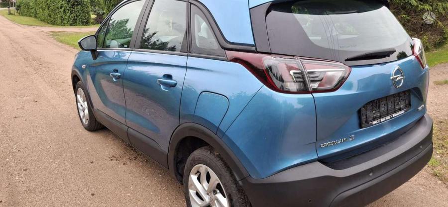 Zils Opel Crossland X 2017 Rokiškis, ar dzinēja tilpumu 1.20 L un nobraukumu 140 tūkst. km par 6100 €, foto 11 vietnē AUTOMOTO.COM.LV