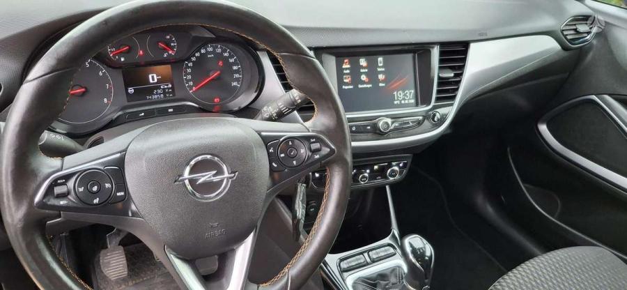 Zils Opel Crossland X 2017 Rokiškis, ar dzinēja tilpumu 1.20 L un nobraukumu 140 tūkst. km par 6100 €, foto 19 vietnē AUTOMOTO.COM.LV