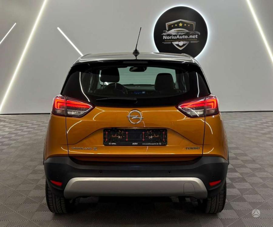 Brown Opel Crossland X 2017 in Marijampole, with an engine capacity of 1.20 L and mileage of 134 thousand km for 8750 €, photo 30 on AUTOMOTO.COM.LV